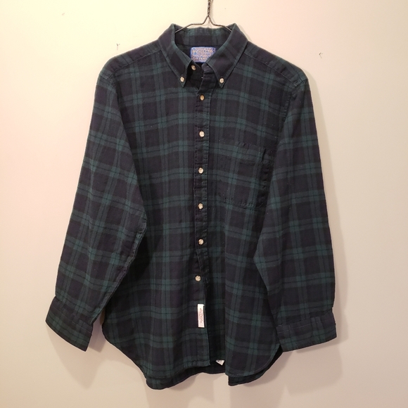 Pendleton | Shirts | Pendleton Fireside Wool Flannel Button Down Shirt ...